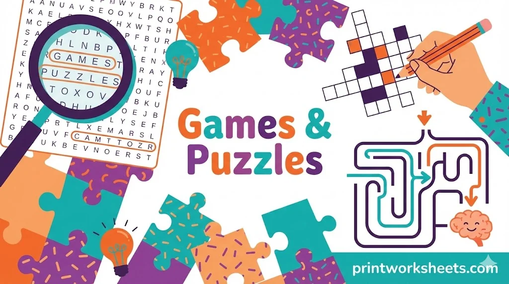 Games & Puzzles - Crosswords, Sudoku & Logic (PDF)