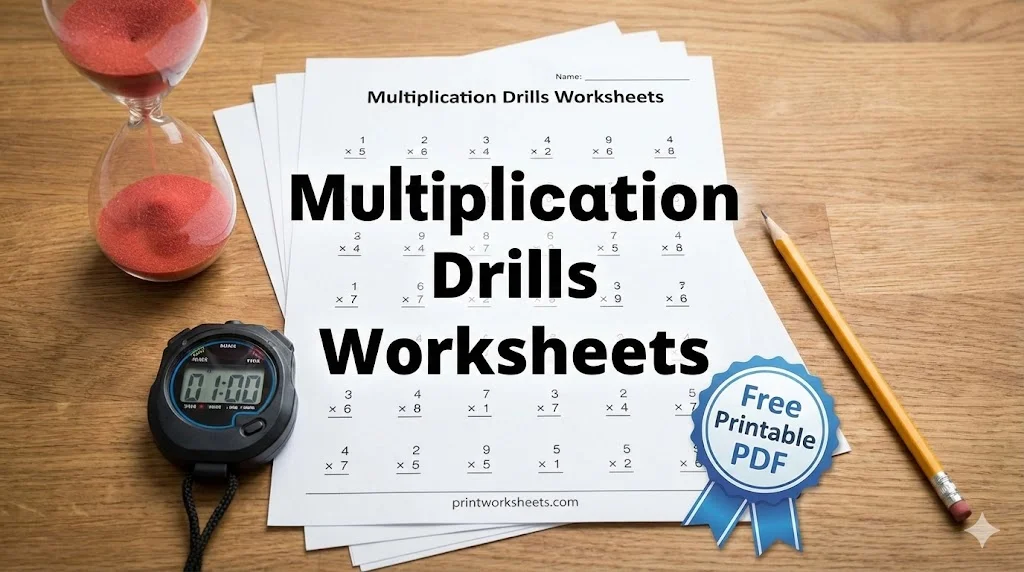 Multiplication Drills - Free Printable Speed Tests (PDF)