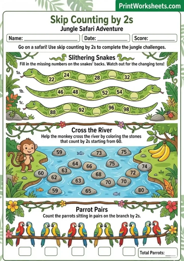 2nd Grade Worksheets - Math, Reading & Grammar (PDF)