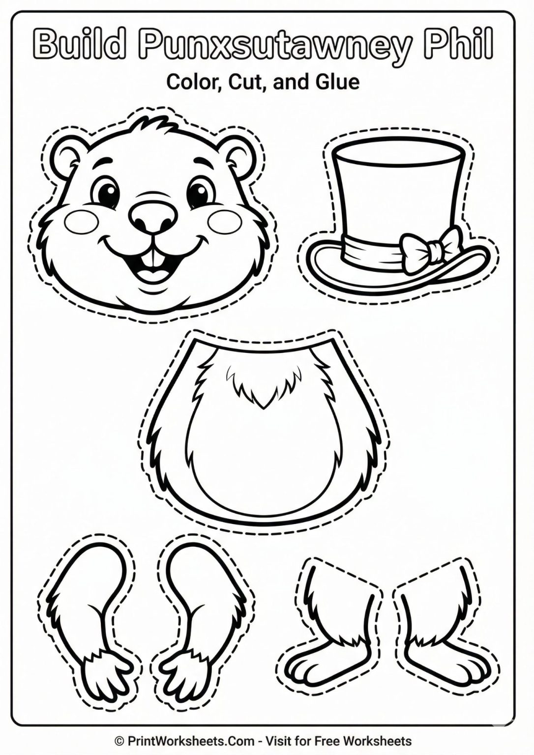 15+ Free Groundhog Day Activities (Preschool PDF)