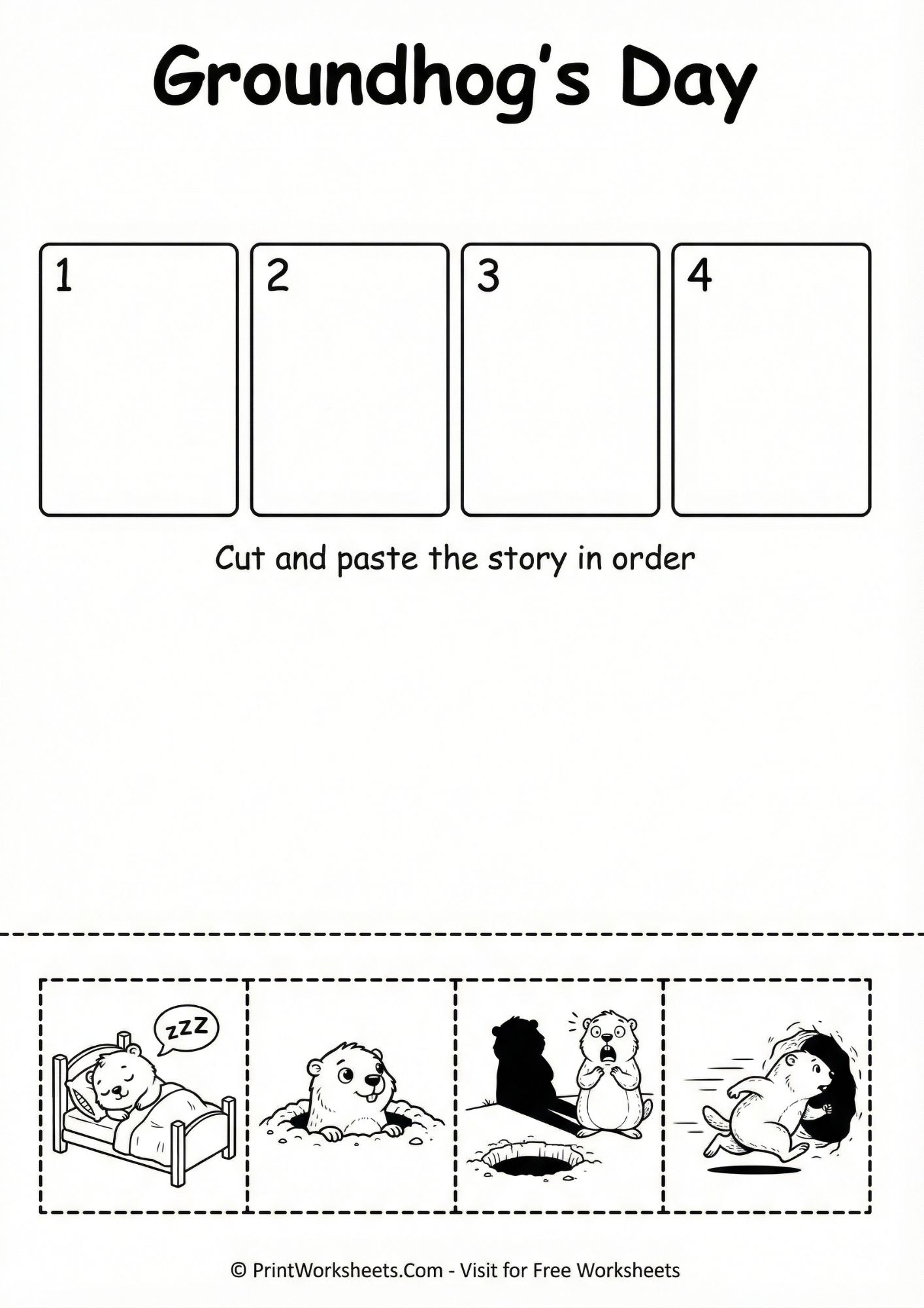 15+ Free Groundhog Day Activities (Preschool PDF)