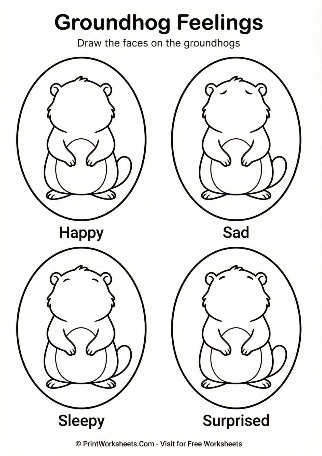 15+ Free Groundhog Day Activities (Preschool PDF)