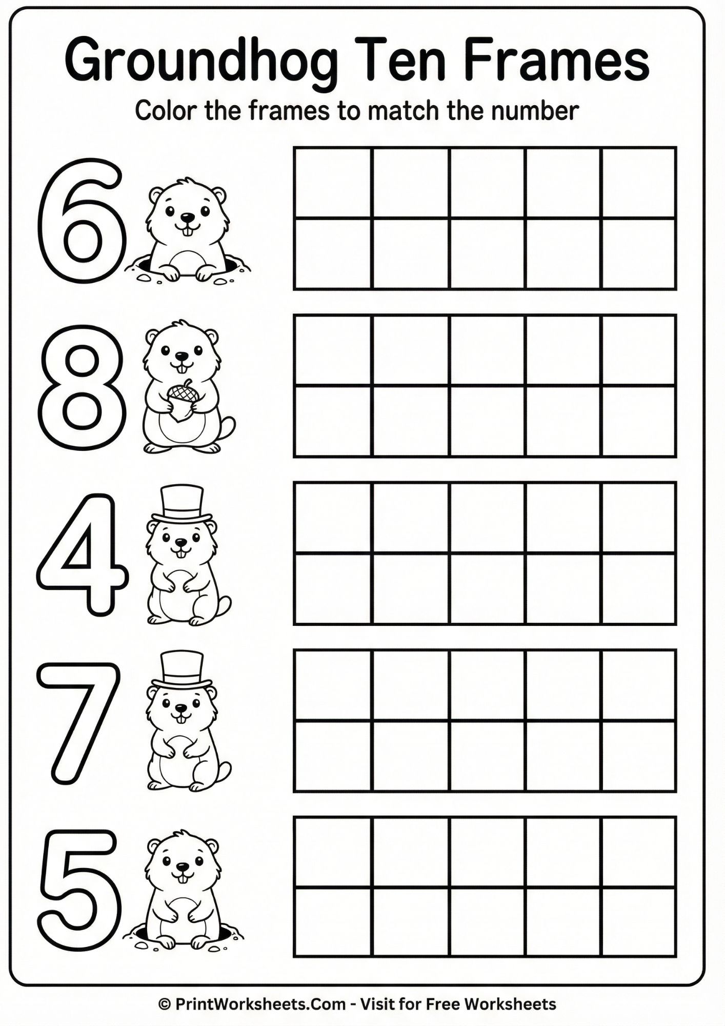 16+ Free Groundhog Math Worksheets (No-Prep PDF)