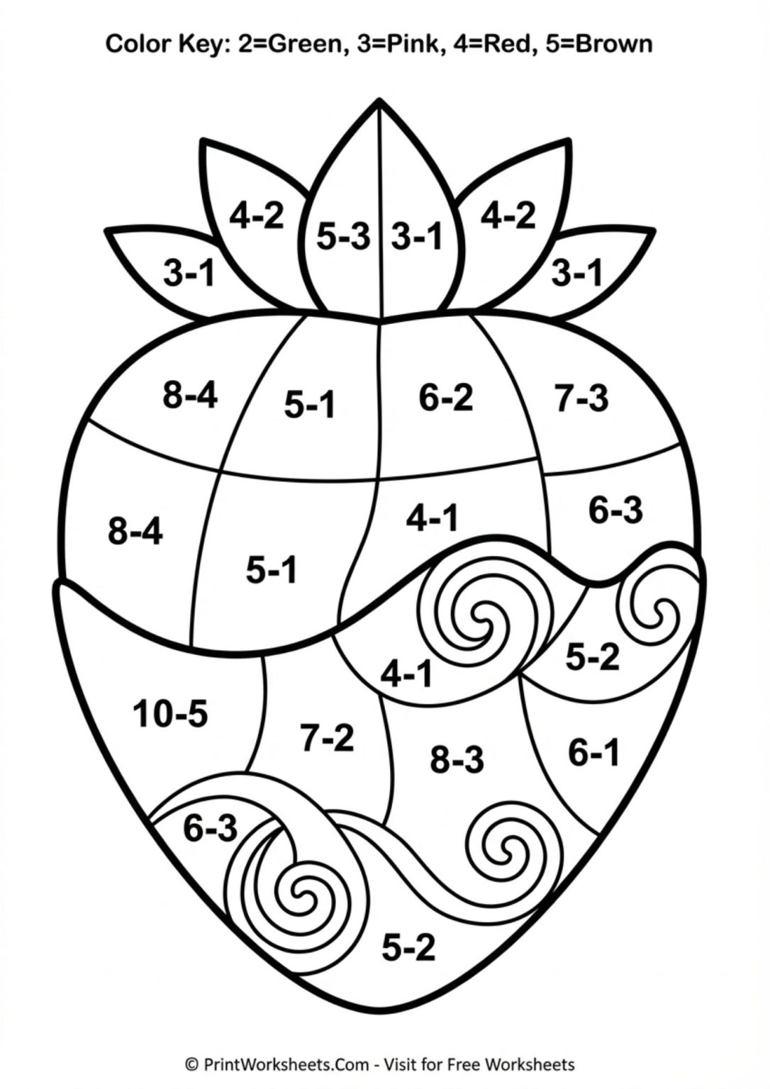 Valentine’s Day Color by Number Worksheets (Free PDF)