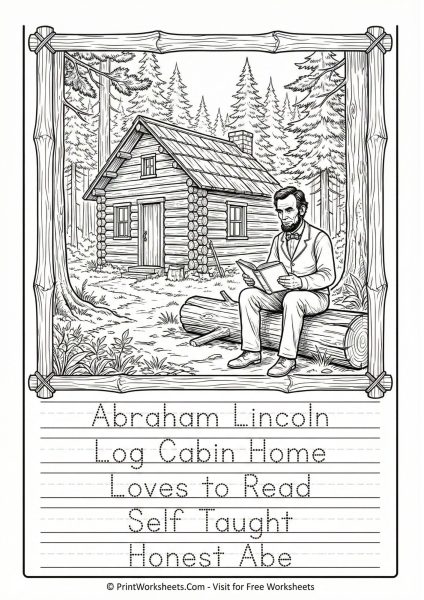 Free Abraham Lincoln Worksheets PDF Bundle and Printable