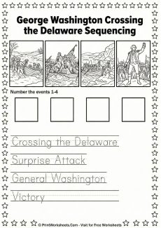 George Washington Worksheets for First Grade PDF Bundle