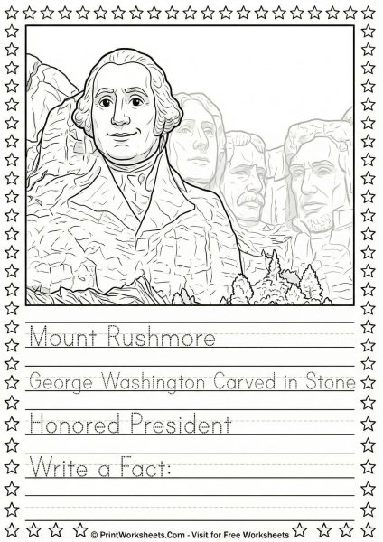 George Washington Worksheets for First Grade PDF Bundle