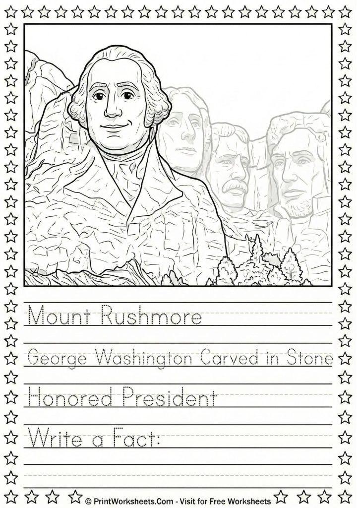 George Washington Worksheets for First Grade PDF Bundle