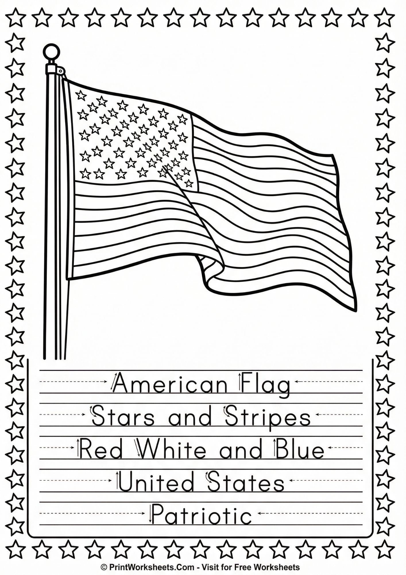 10+ Presidents Day Coloring Pages with Tracing: Free PDF Bundle