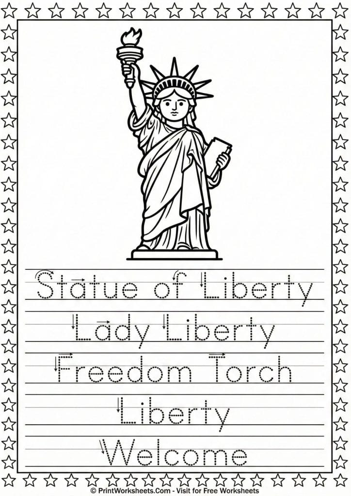 10+ Presidents Day Coloring Pages with Tracing: Free PDF Bundle