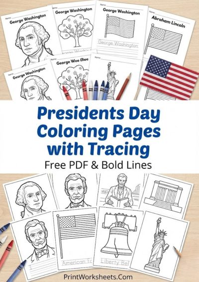 Free Presidents Day Activity Packet: Math & Literacy PDF
