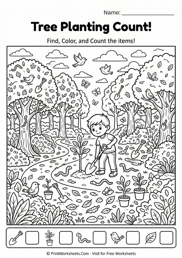 Earth Day Coloring Pages Free Printable | PrintWorksheets.com