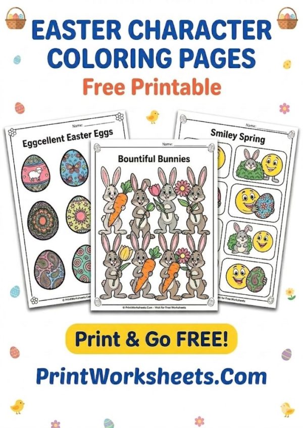 Easter Worksheets for Kids - Free Printable Activities
